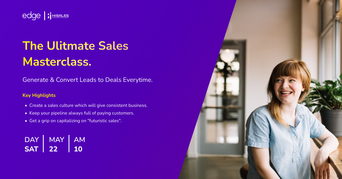 The Ultimate Sales Masterclass 2021 | edge CRM